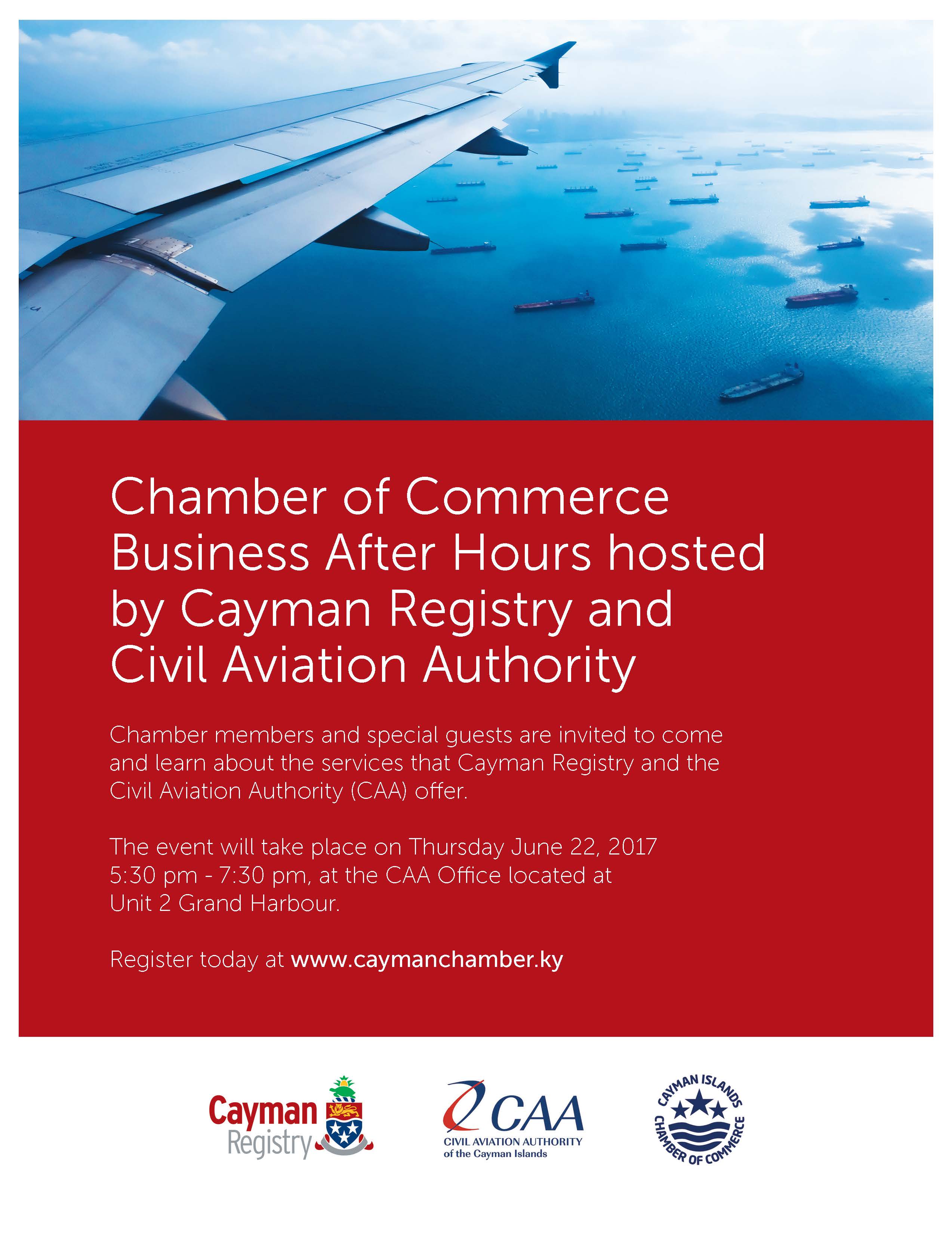 Chamber of Commerce Business After Hours hosted by Cayman Registry and ...
